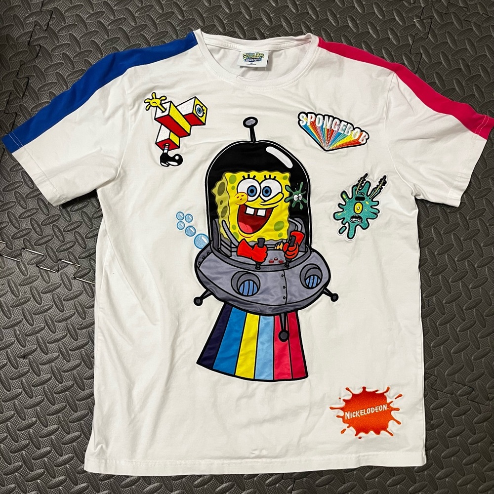 Spongebob Squarepants Stephen Hillenburg Rainbow Embr… - Gem